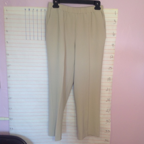 TanJay | Pants & Jumpsuits | Tanjay Petite Womens Pants Sz 8p Beige ...